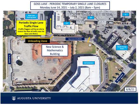 Delivery to Impact Traffic at AU’s Medical Campus - The Augusta Press