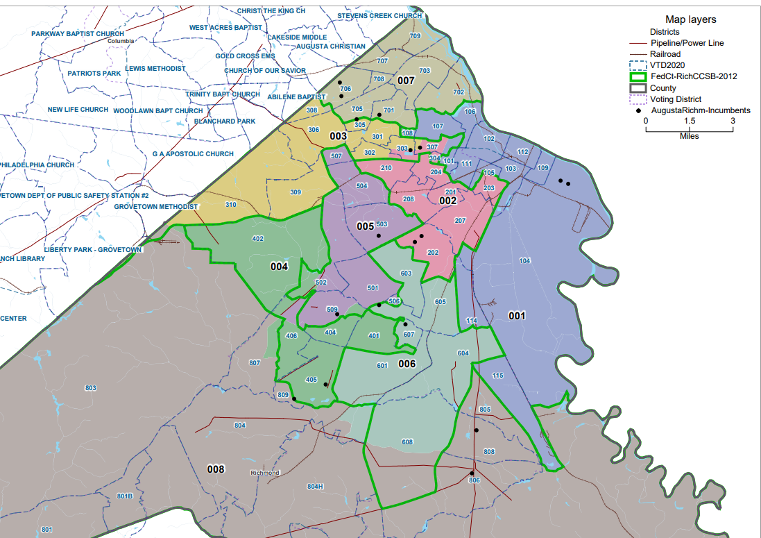 Creating a Final Redistricting Map for Richmond County - The Augusta Press
