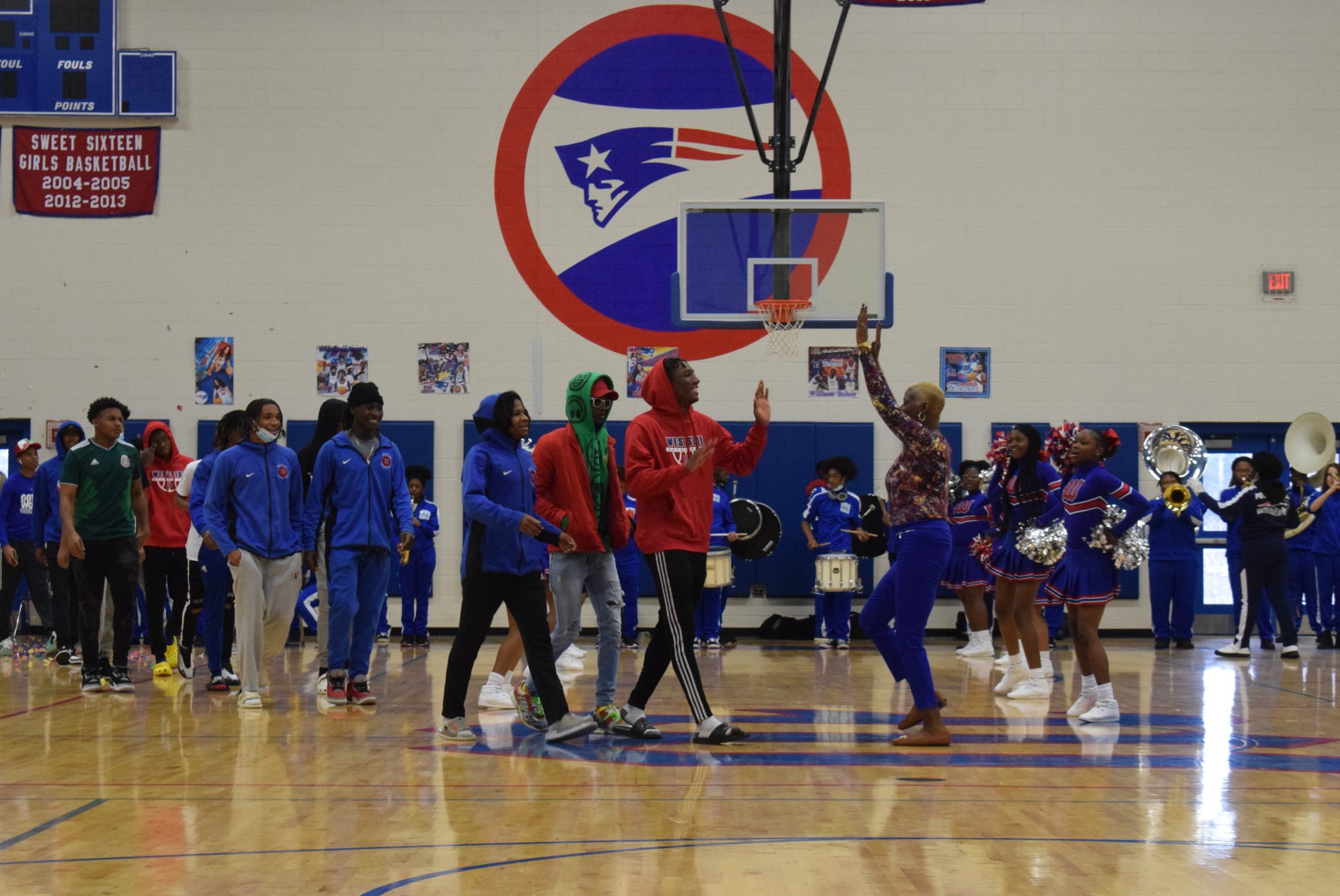 Westside High School holds pep rally prior to the state basketball ...