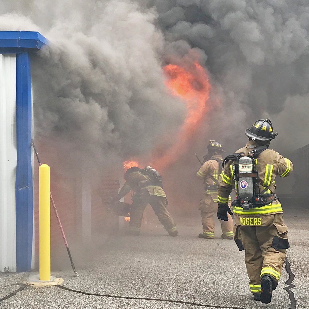 Storage units go up in flames in Augusta - The Augusta Press
