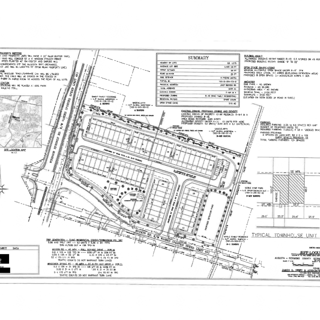 Proposed townhome subdivision latest in residential south Augusta ...