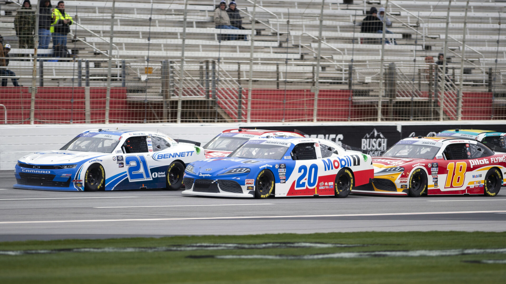 Williams parks Xfinity car on start-finish line, walks away - The ...